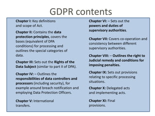 Preparing for general data protection regulations (gdpr) within the ...