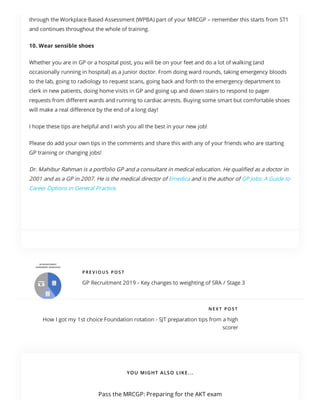 Preparing for gp entry exam | PDF