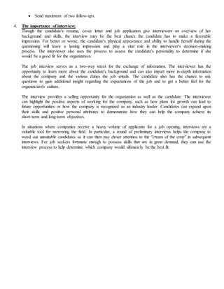 Preparing for Interview | DOCX