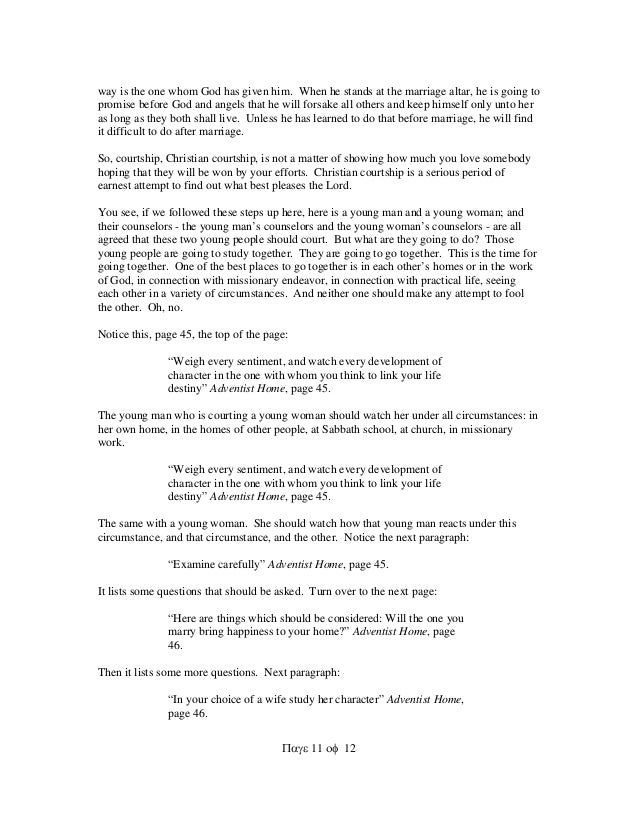 Preparing for marriage 6