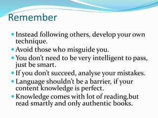 Preparing for net set exams | PPTX