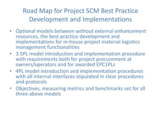 Preparing for new project inbound material logistics operation | PPT ...