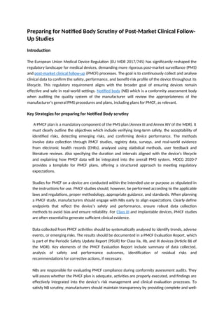 Preparing for Notified Body Scrutiny of PMCF.docx