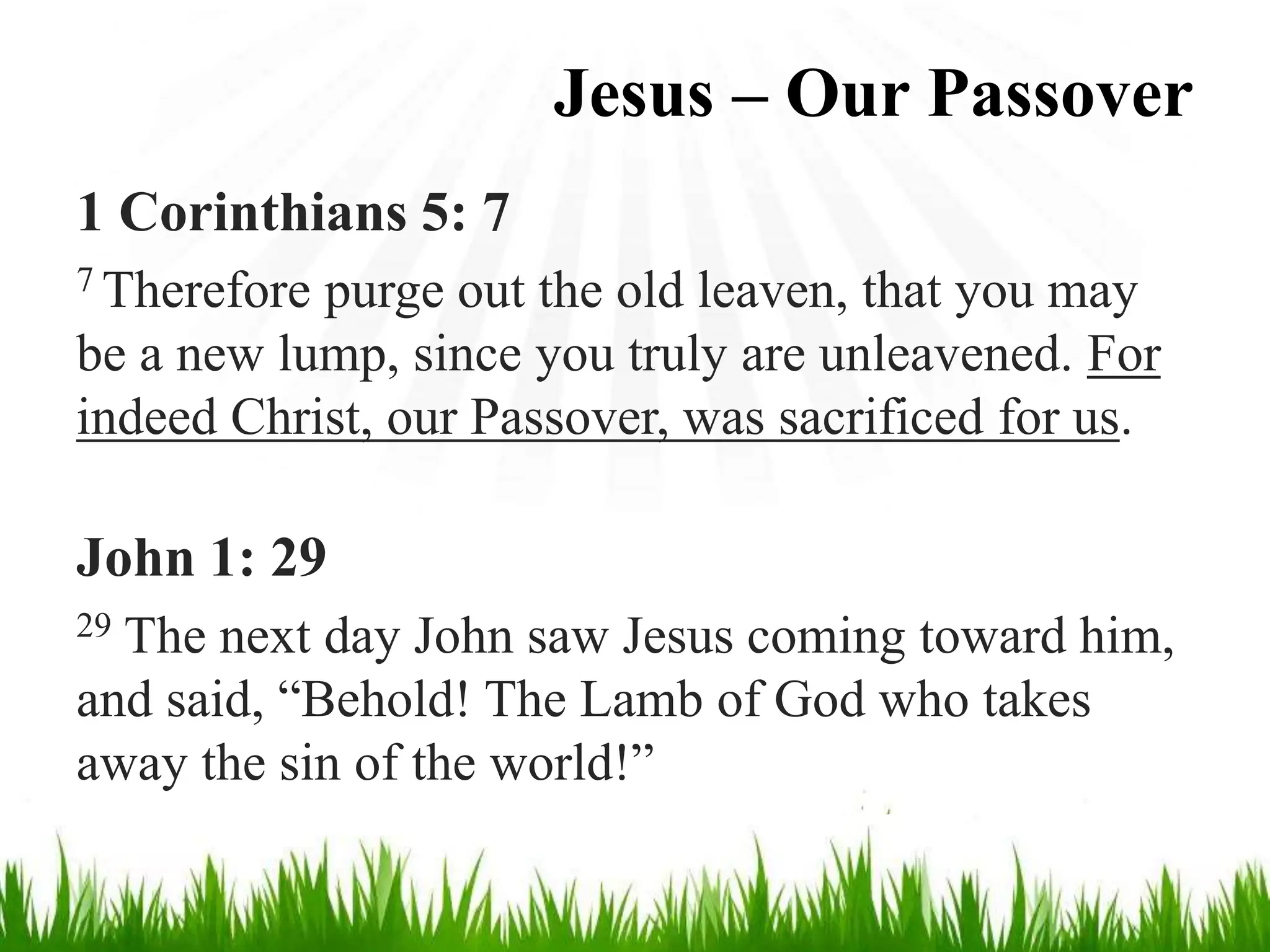 Preparing for passover | PPT