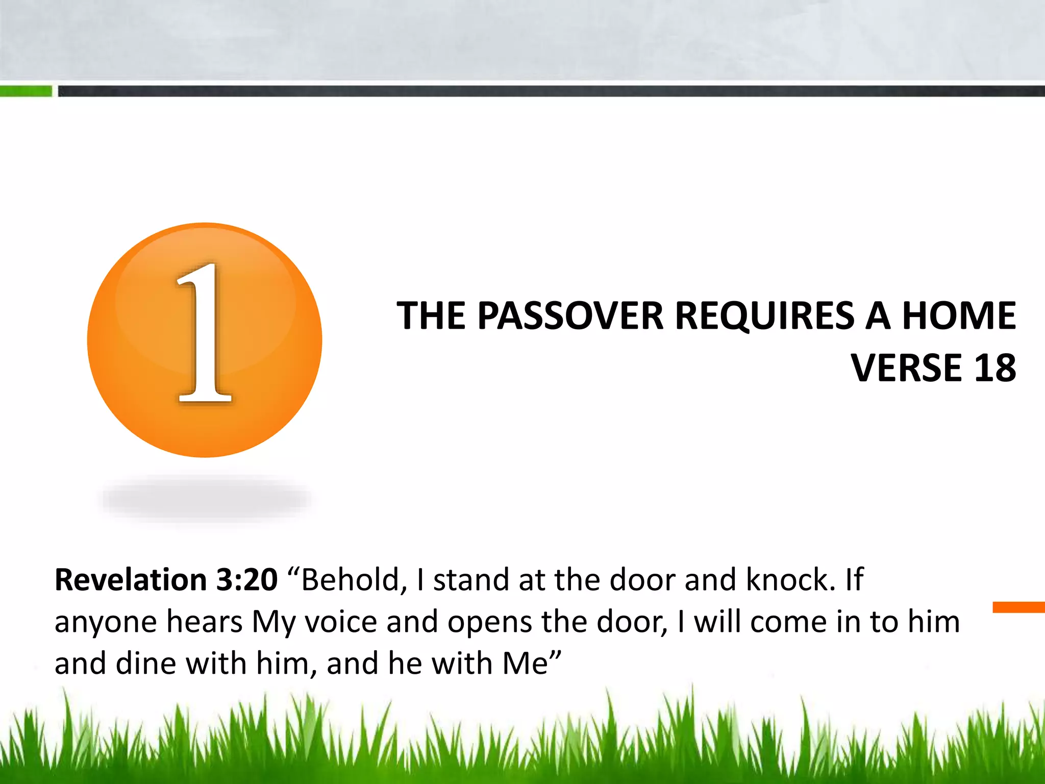 Preparing for passover | PPT