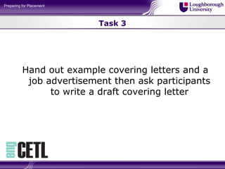 Preparing for Placement | PPT