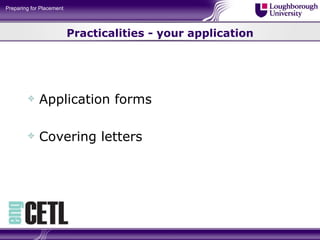 Preparing for Placement | PPT