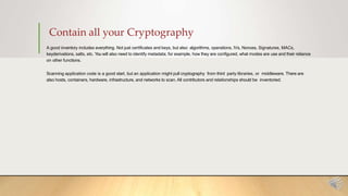 Cryptography Inventory | PPTX