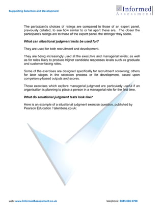 Psychometric Tests (Client Guide) | PDF | Resume Writing and Advice ...