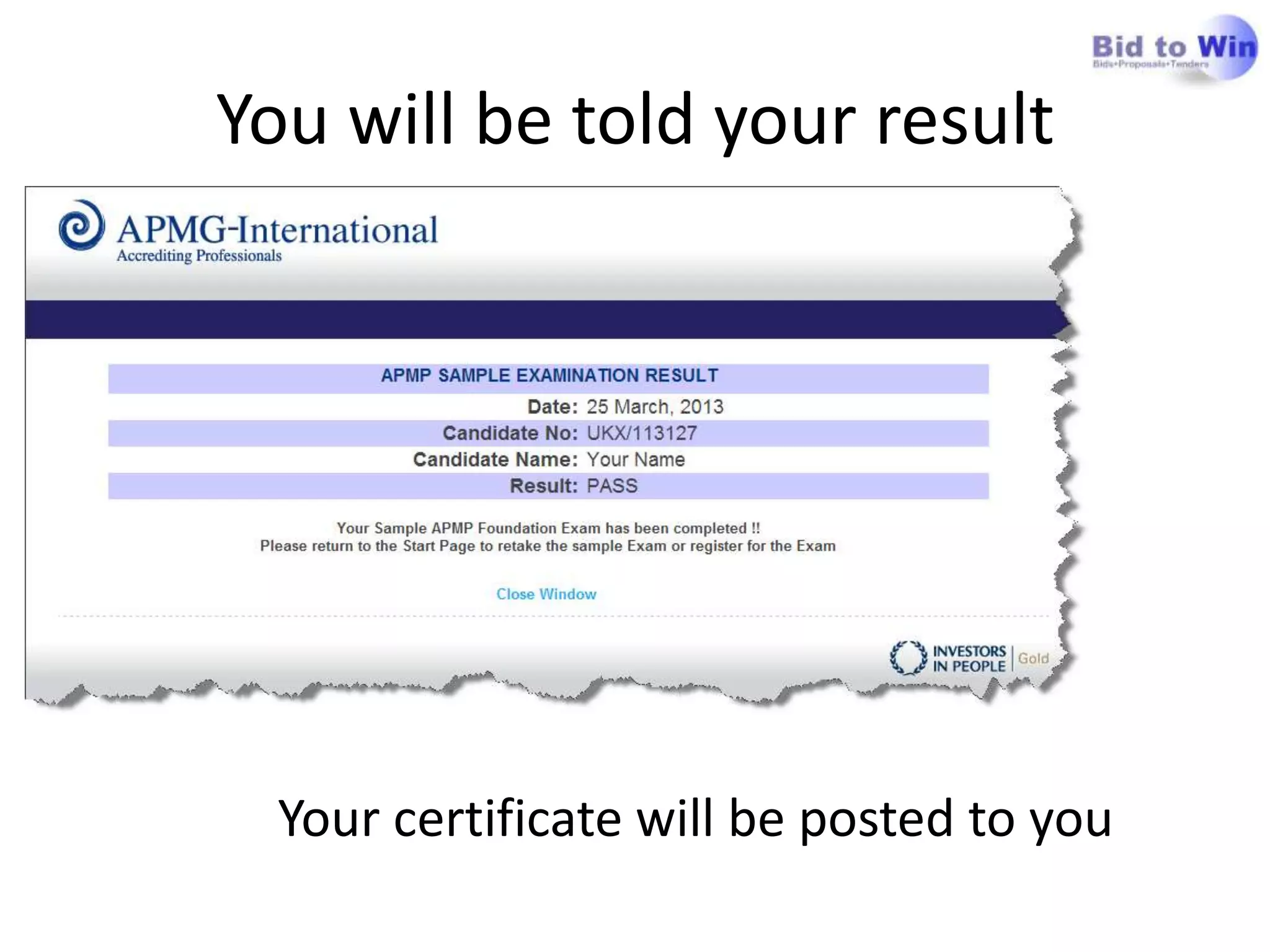 APMP Foundation: Preparing for the APMP Foundation Exam | PPTX ...