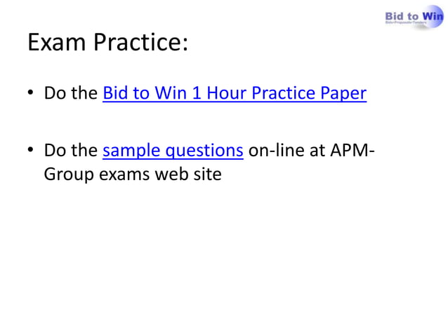 APMP Foundation: Preparing for the APMP Foundation Exam | PPTX ...