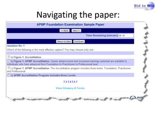 APMP Foundation: Preparing for the APMP Foundation Exam | PPTX