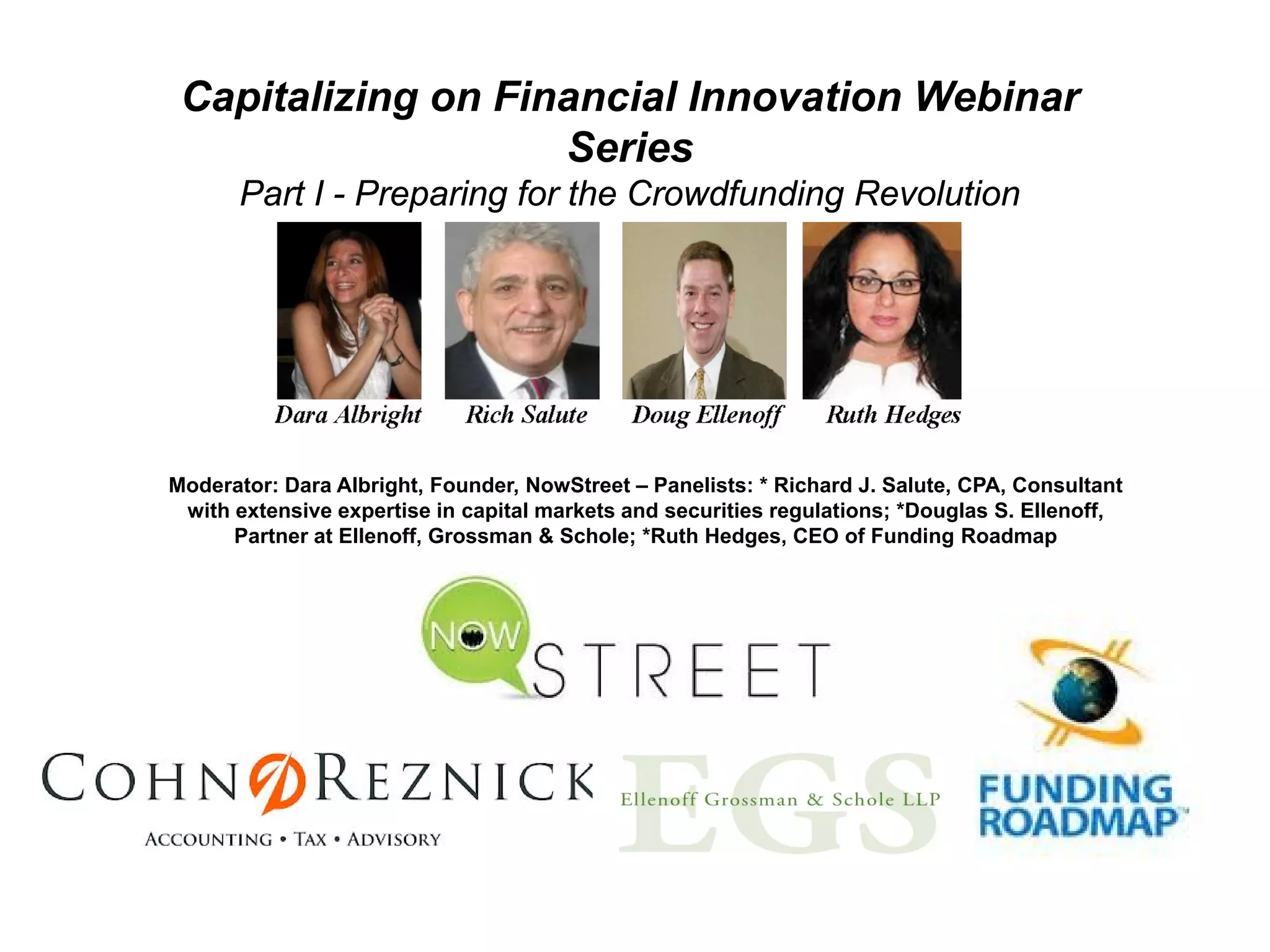 Preparing for the Crowdfunding Revolution | PPT