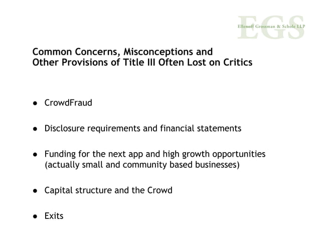 Preparing for the Crowdfunding Revolution