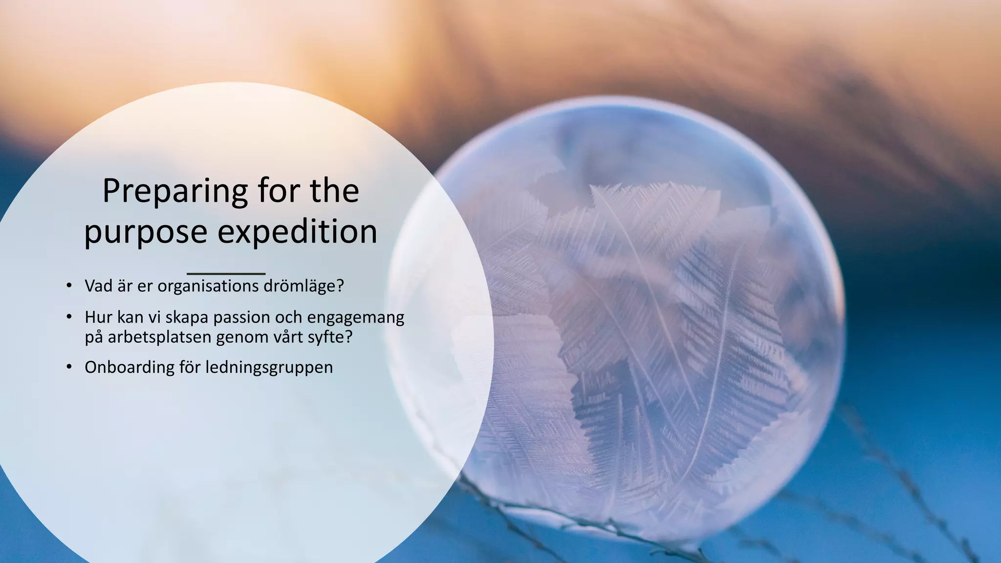 Preparing for the purpose expedition | PDF