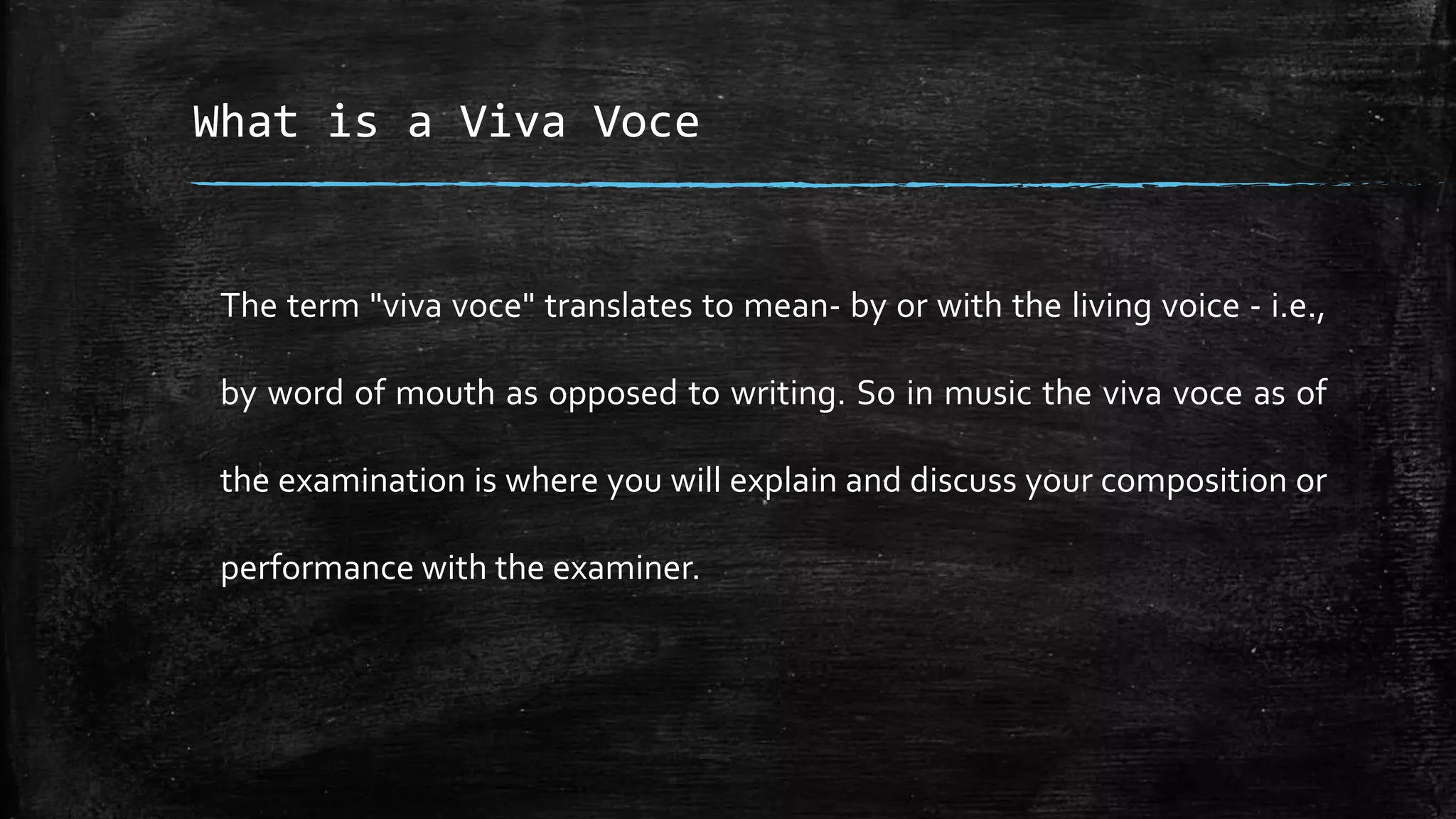 Preparing for the viva voce | PPTX
