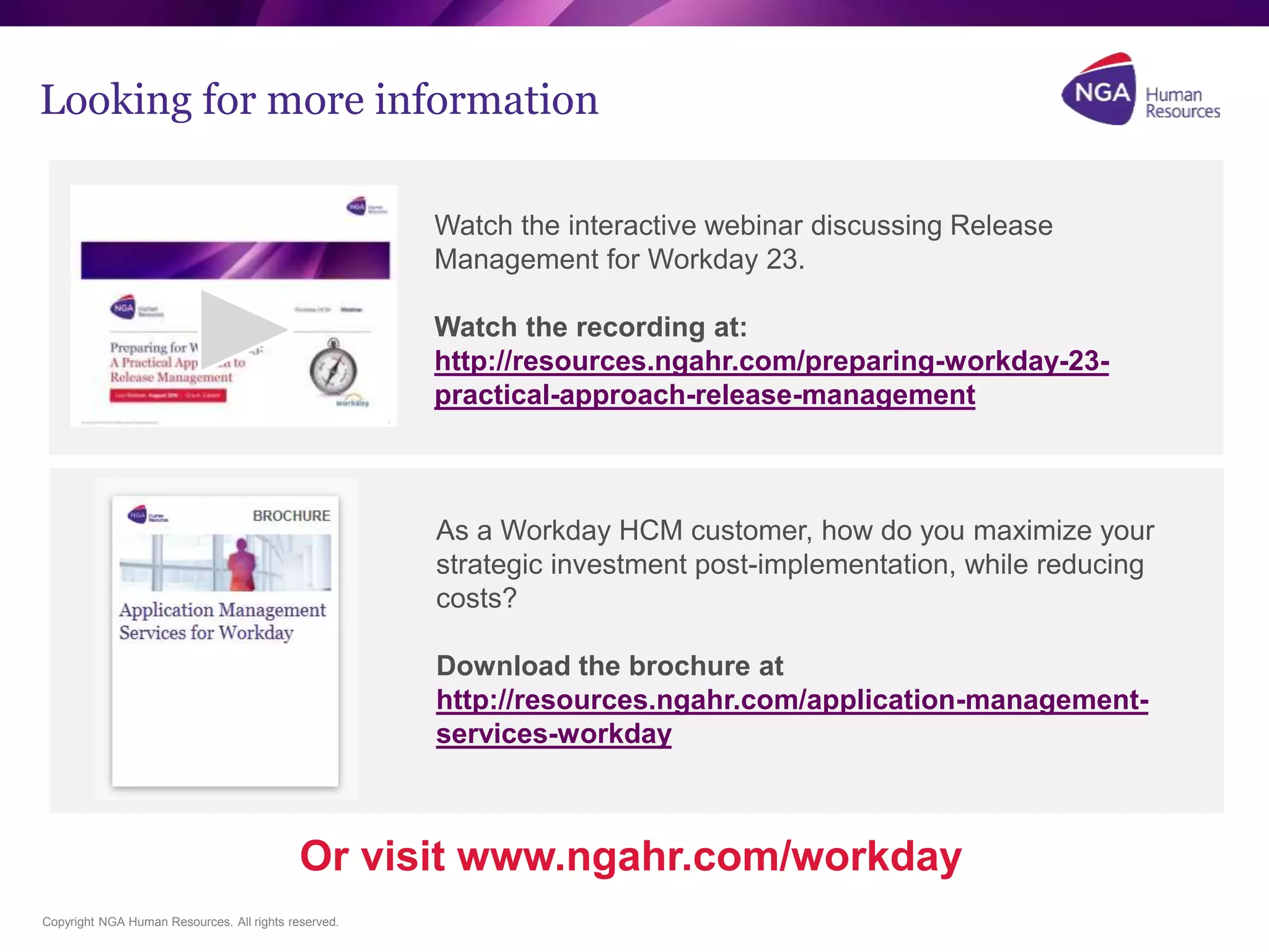 Preparing for Workday 23: A Practical Approach to Release Management | PPTX