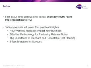 Preparing for Workday 23: A Practical Approach to Release Management | PPTX