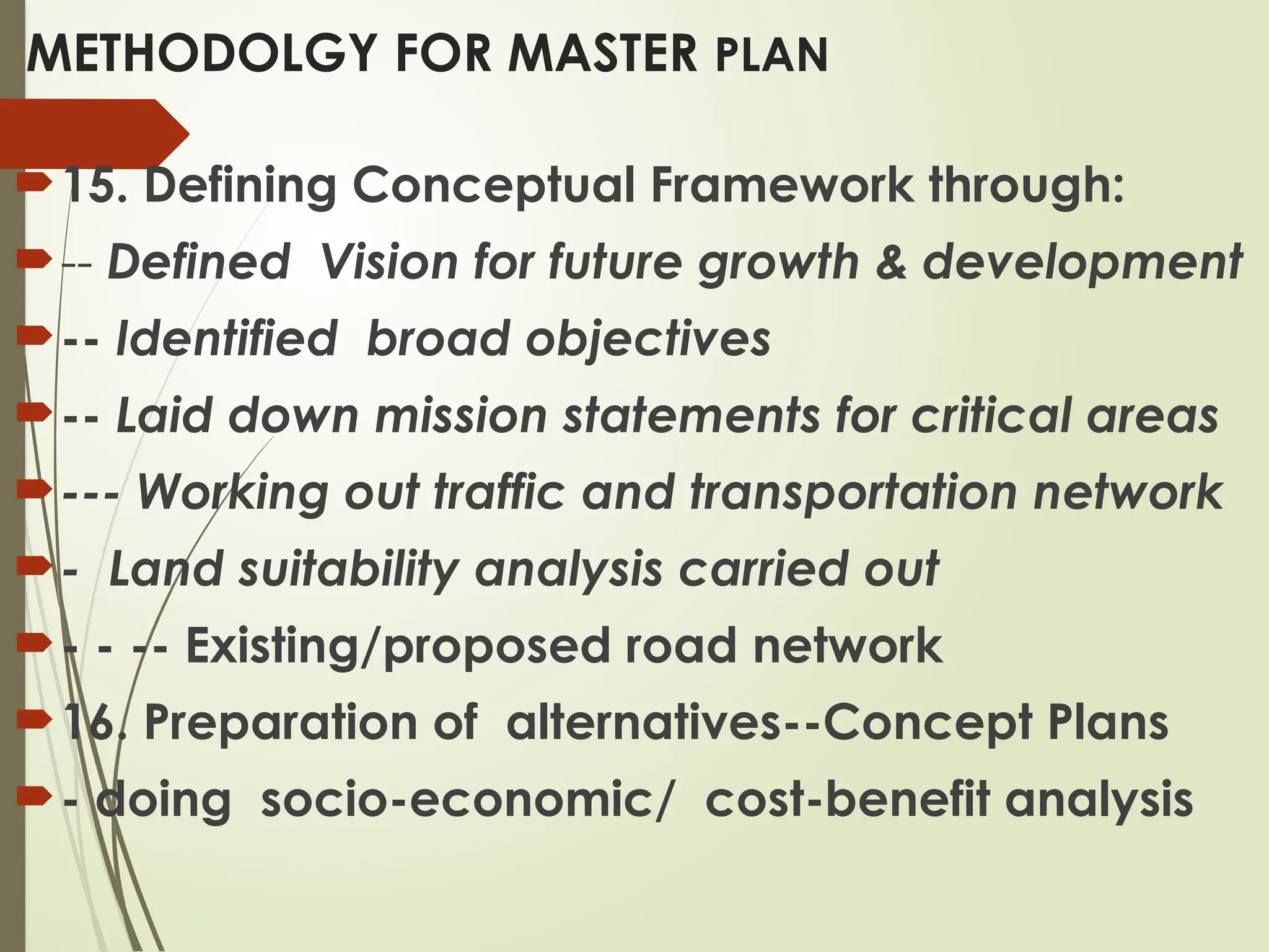Preparing Geographical Information Based Master Plans | PPTX