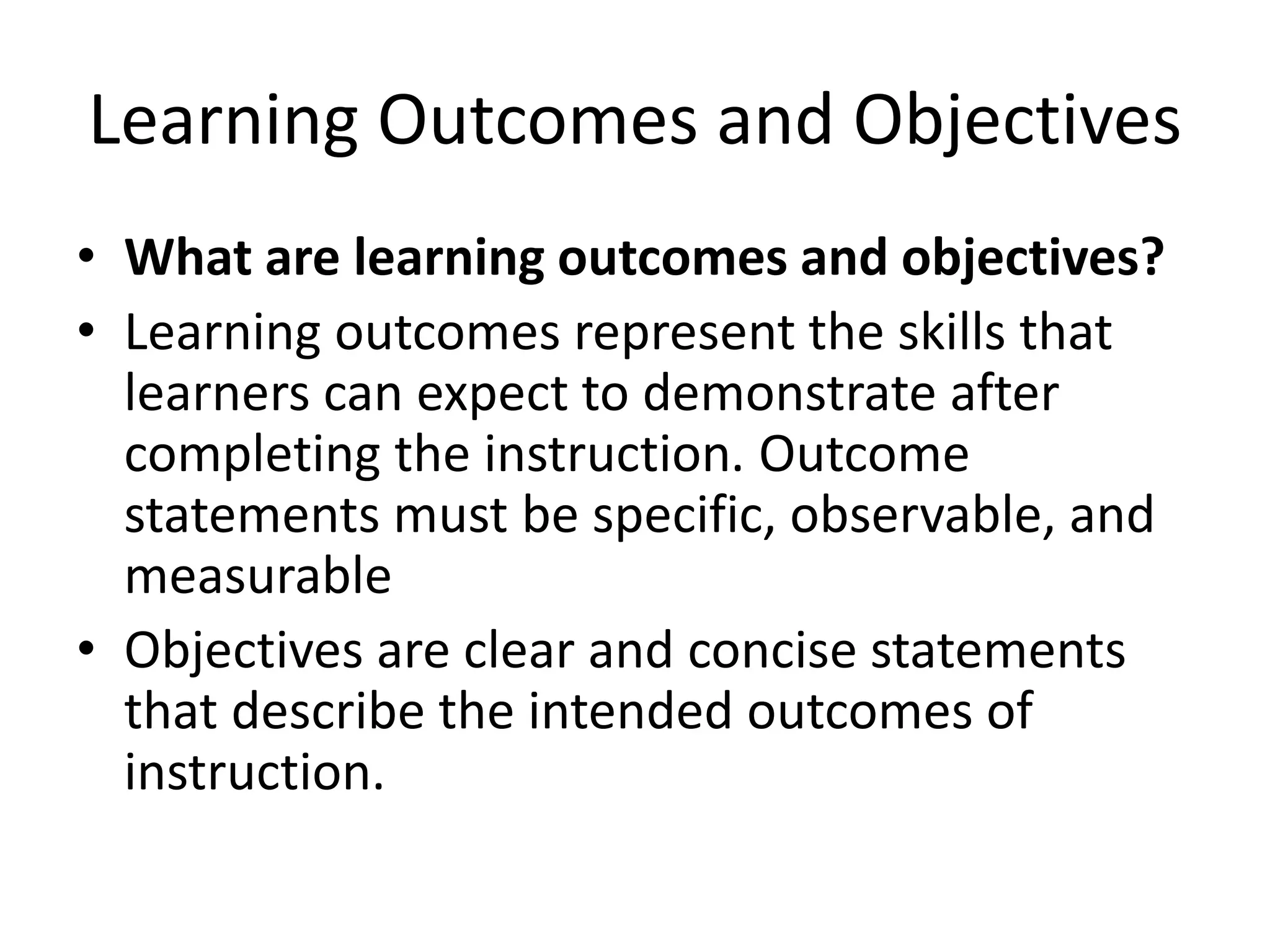 Preparing instructional objectives | PPTX