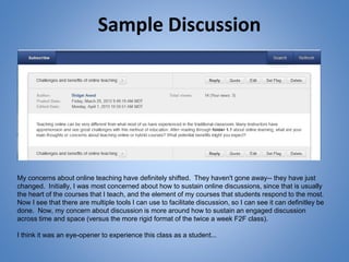 Preparing Instructors to Teach Online: Two Faculty Development Models | PPT