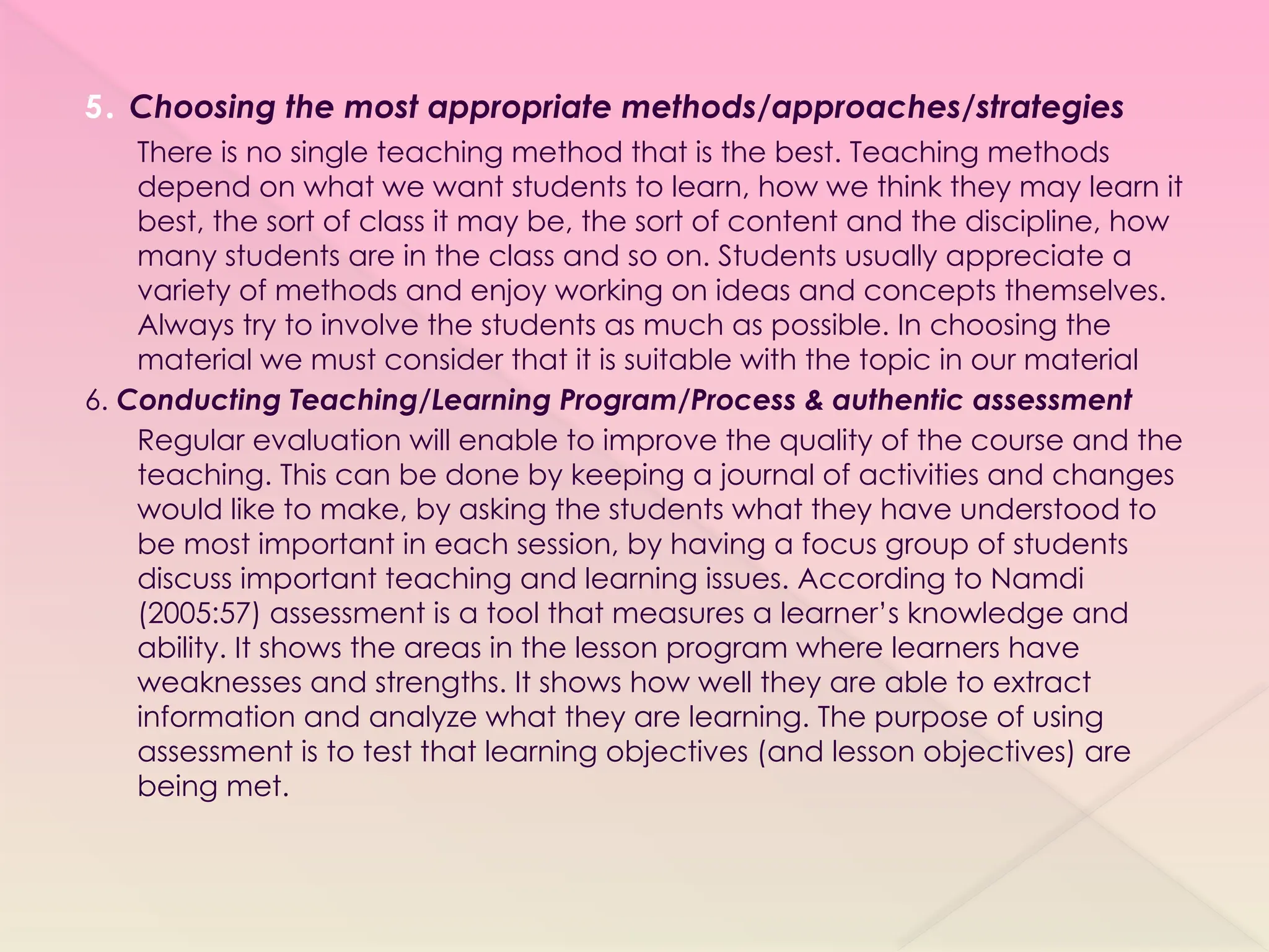 PREPARING MATERIAL IN TEFL for English Education | PPT