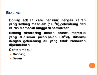 Preparing meat and poultry dishes | PPT