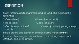 PREPARING MEATS for every kitchen meals and dishes | PPT