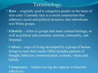 Preparing multiculturally competent school counselors | PPT