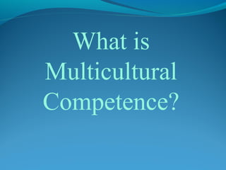 Preparing multiculturally competent school counselors | PPT