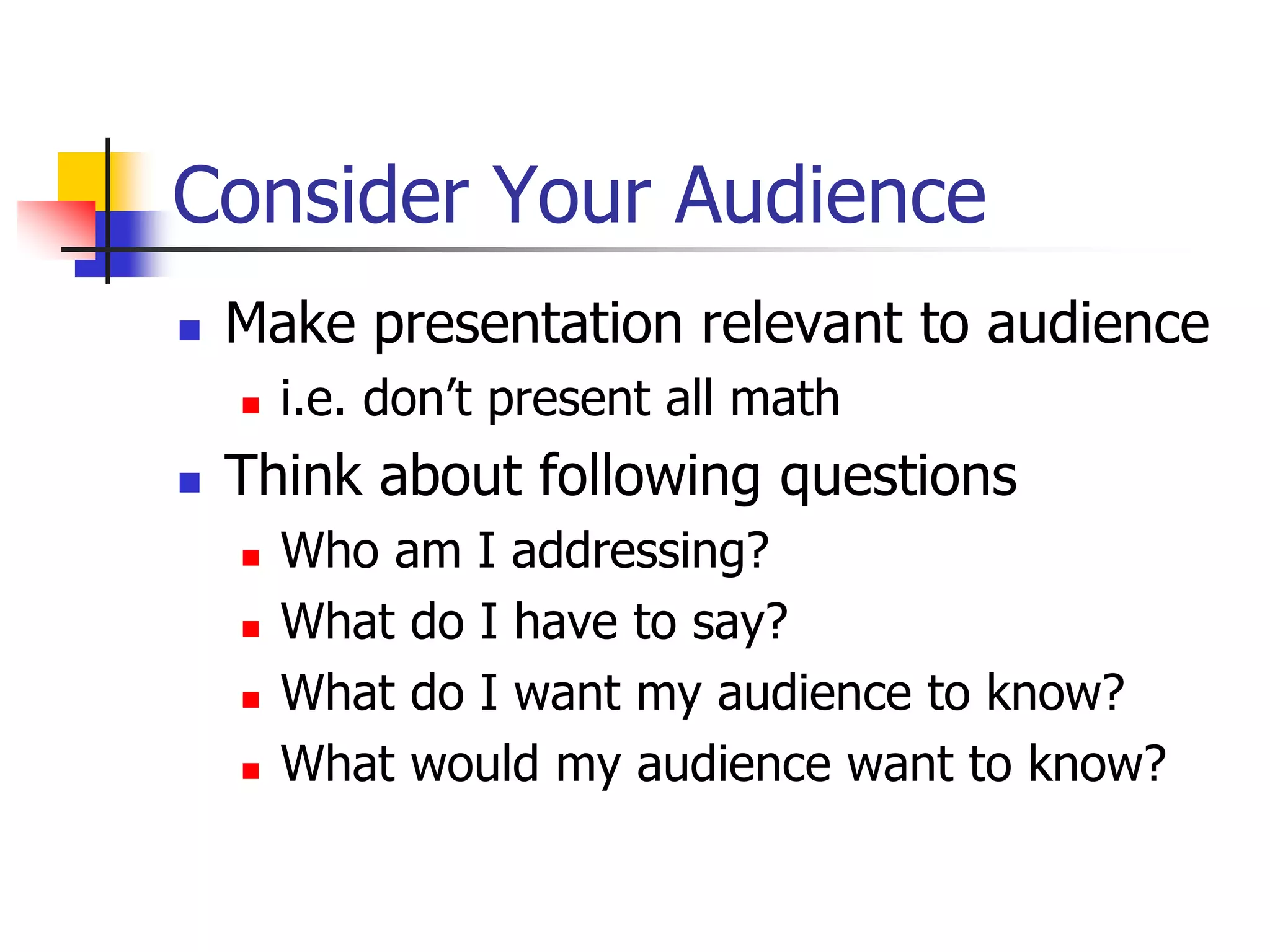 Preparing presentations | PPT