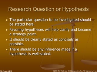 Preparing research proposals and reports | PPT