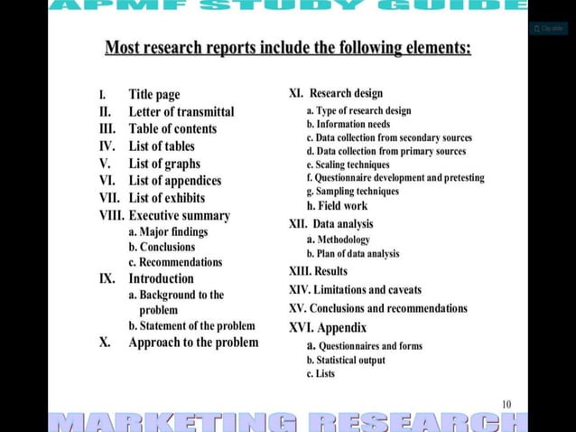 Preparing research proposals and reports | PPT
