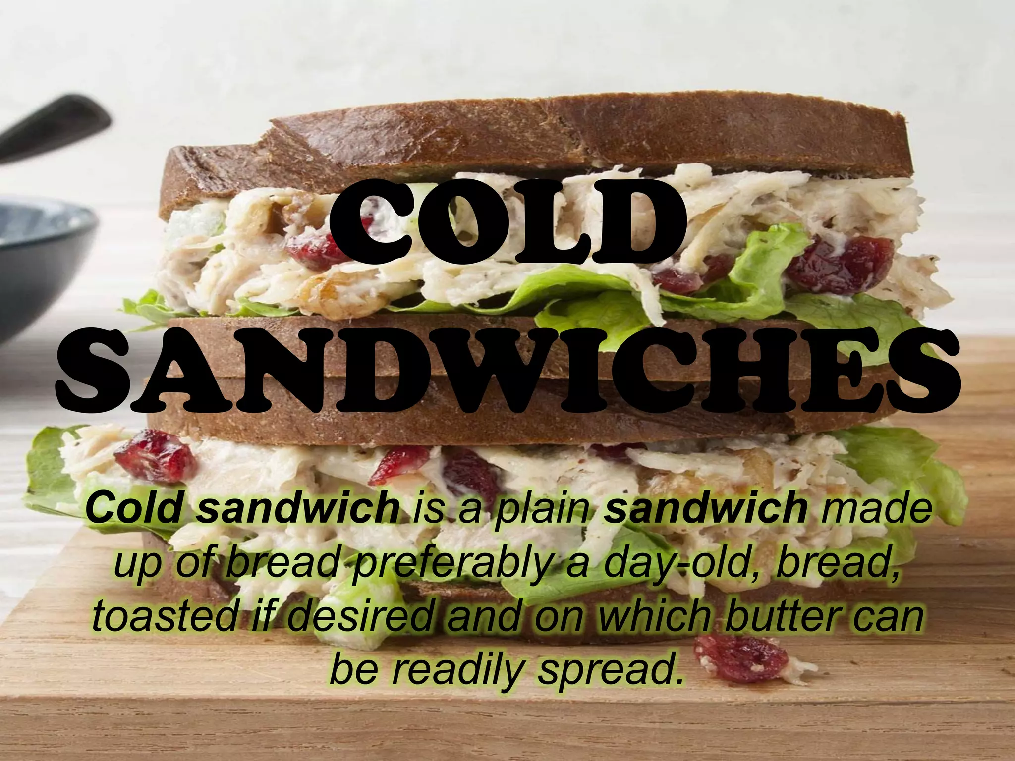 TLE 9 Presentation: Preparing Sandwich | PDF