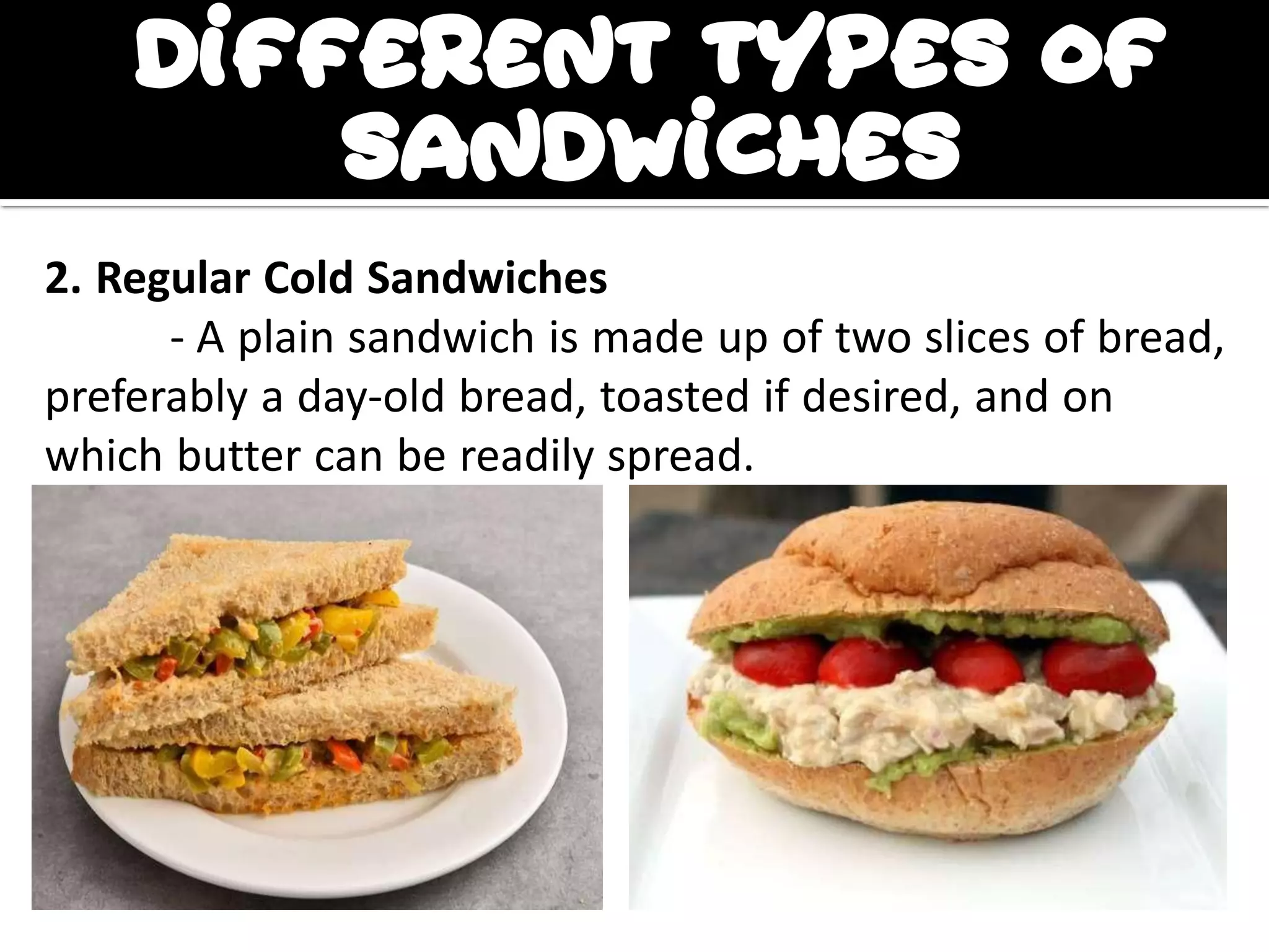 TLE 9 Presentation: Preparing Sandwich | PDF
