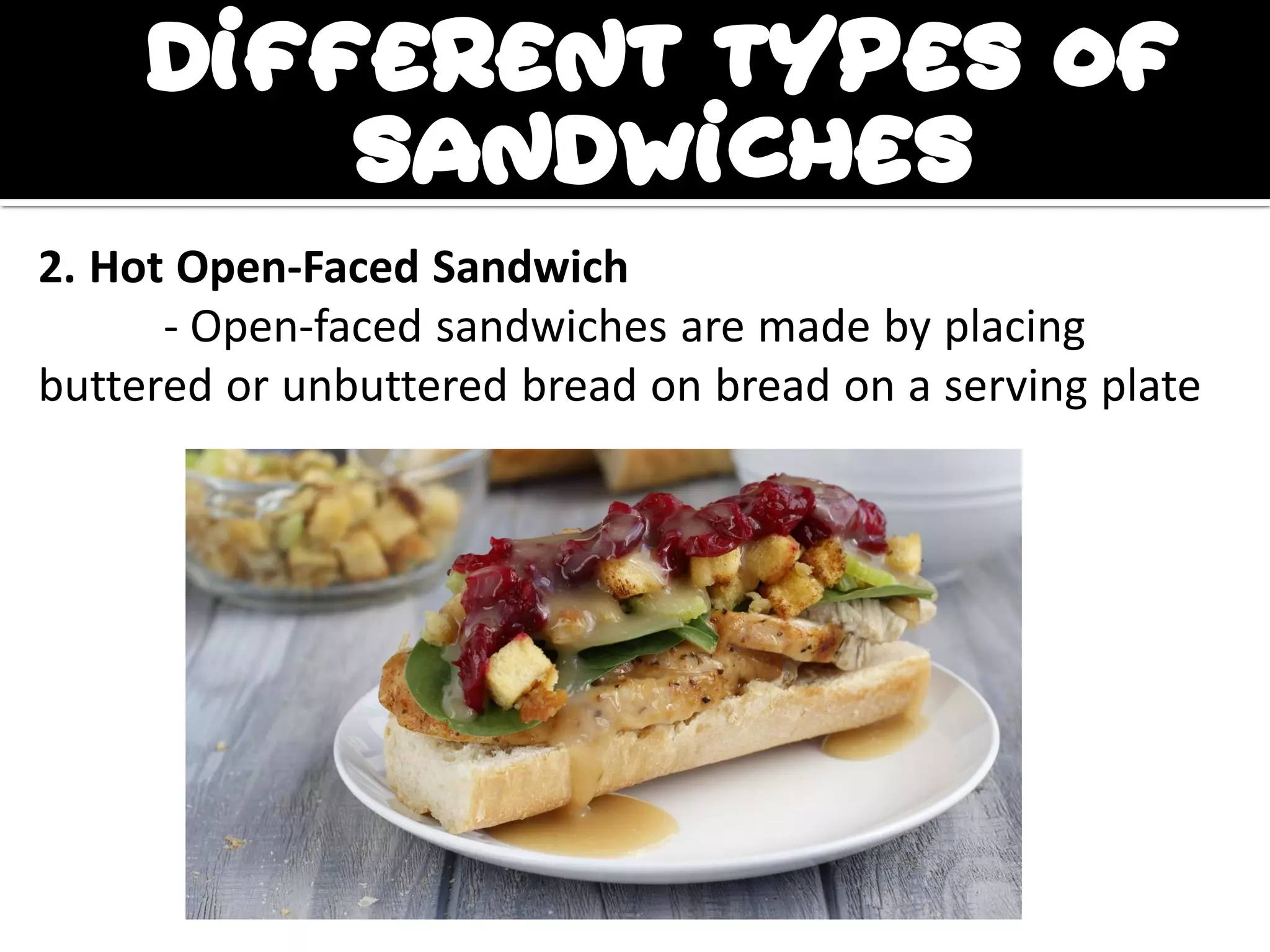 TLE 9 Presentation: Preparing Sandwich | PDF