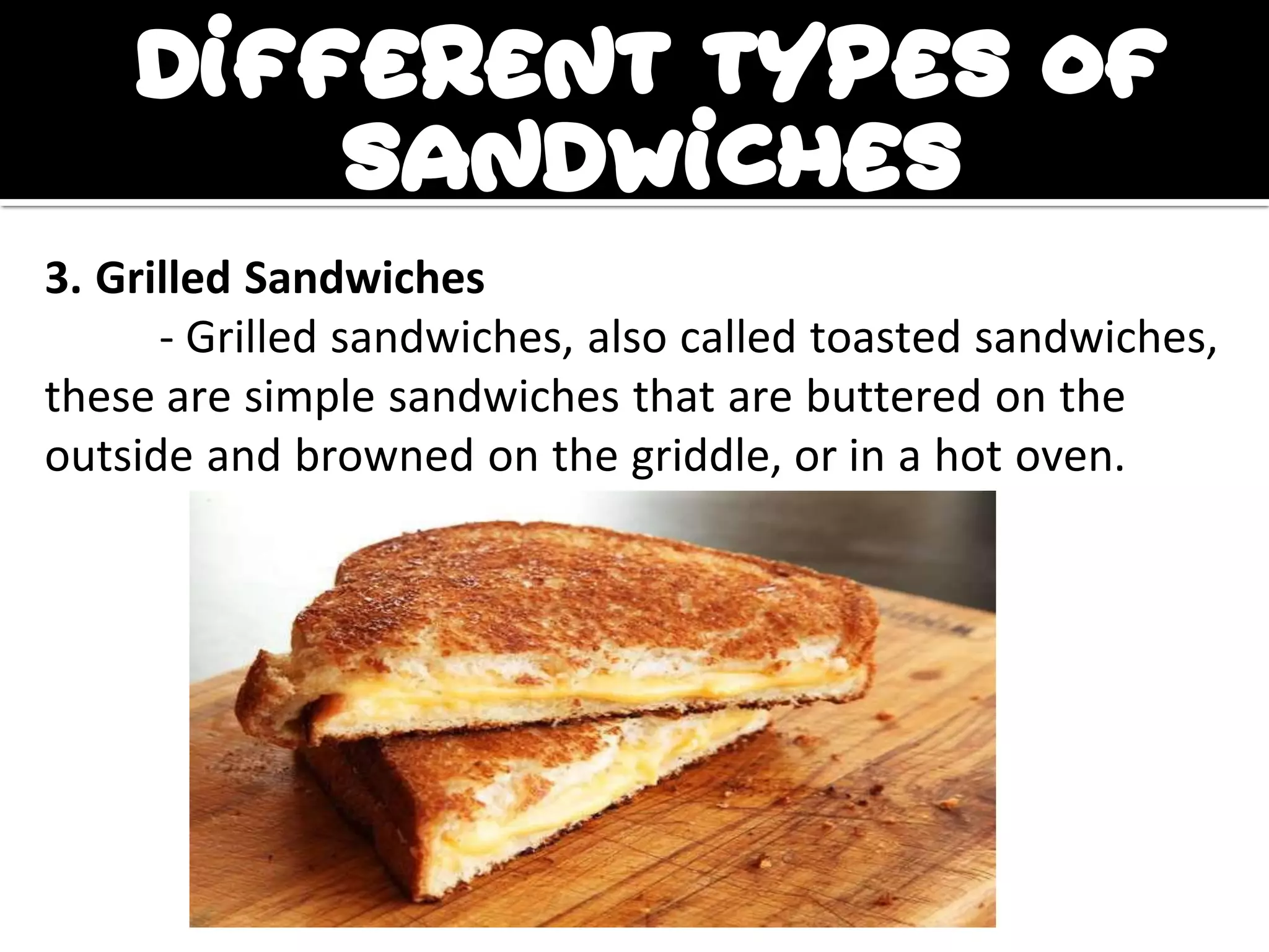 TLE 9 Presentation: Preparing Sandwich | PDF