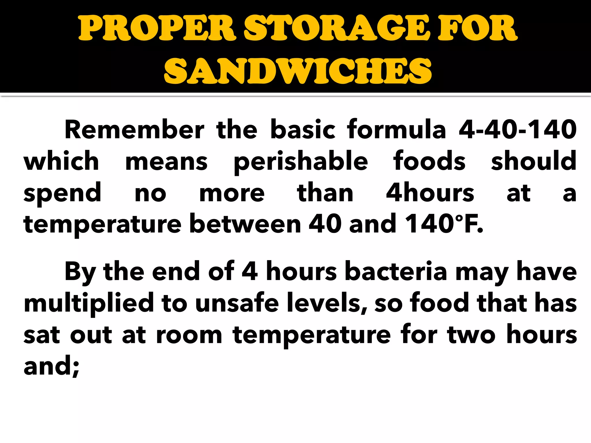 TLE 9 Presentation: Preparing Sandwich | PDF