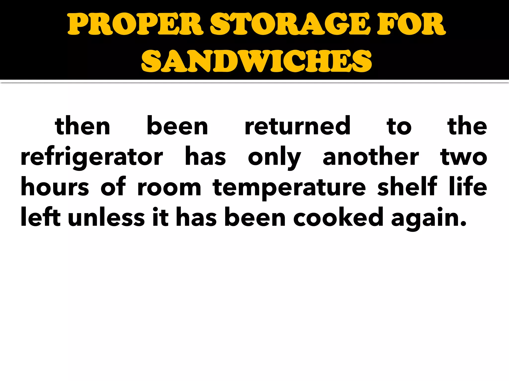 TLE 9 Presentation: Preparing Sandwich | PDF