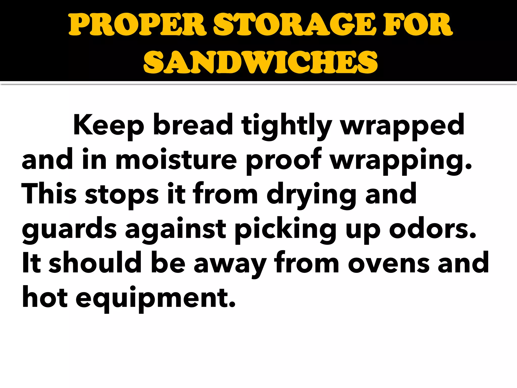 TLE 9 Presentation: Preparing Sandwich | PDF