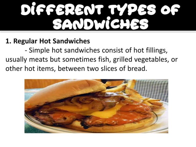 TLE 9 Presentation: Preparing Sandwich | PDF
