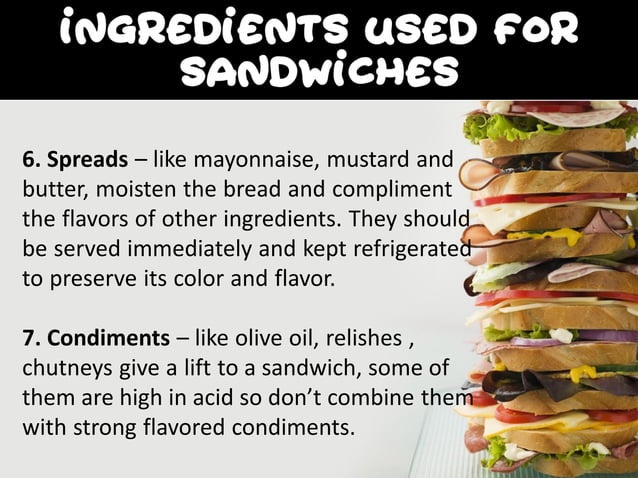 TLE 9 Presentation: Preparing Sandwich | PDF