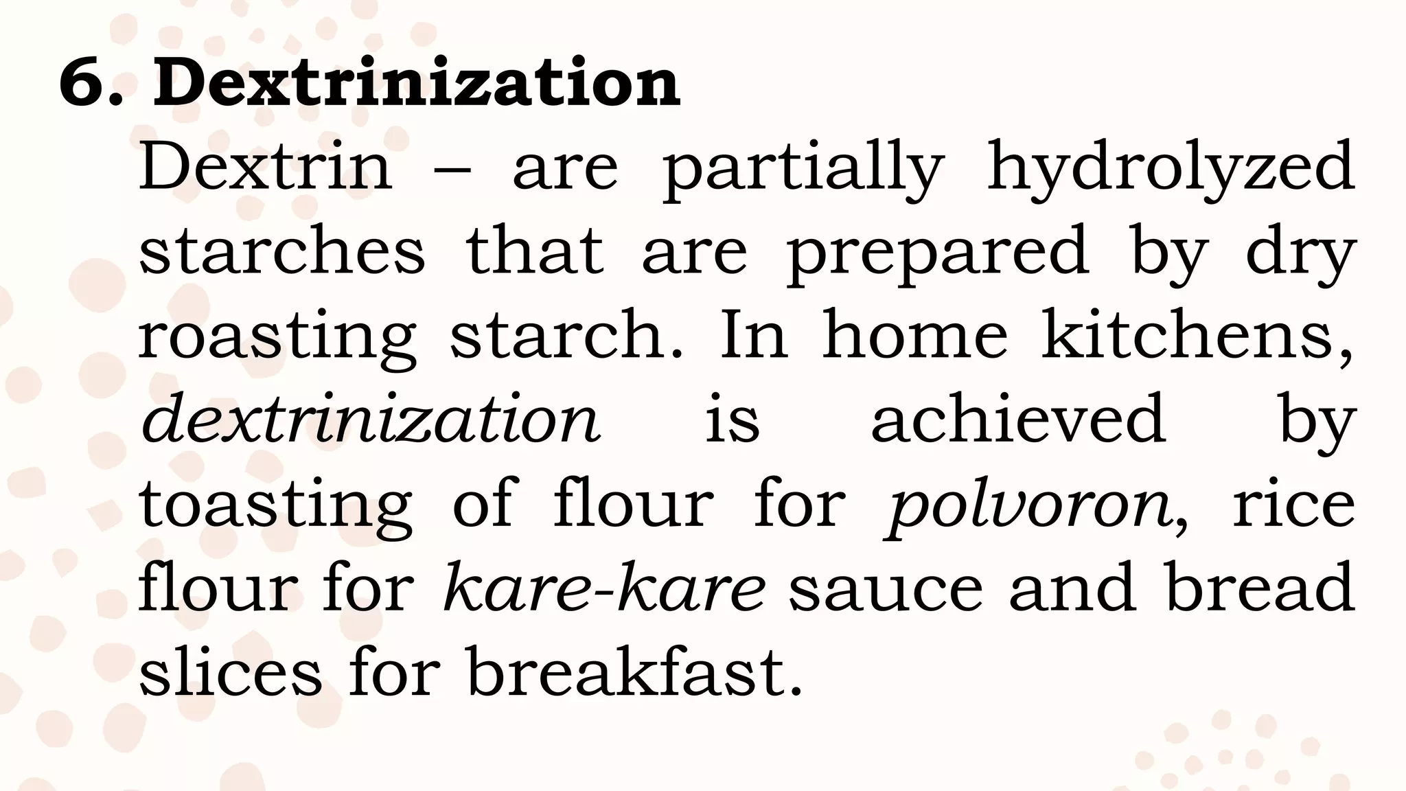 Preparing starch dishes | PPTX