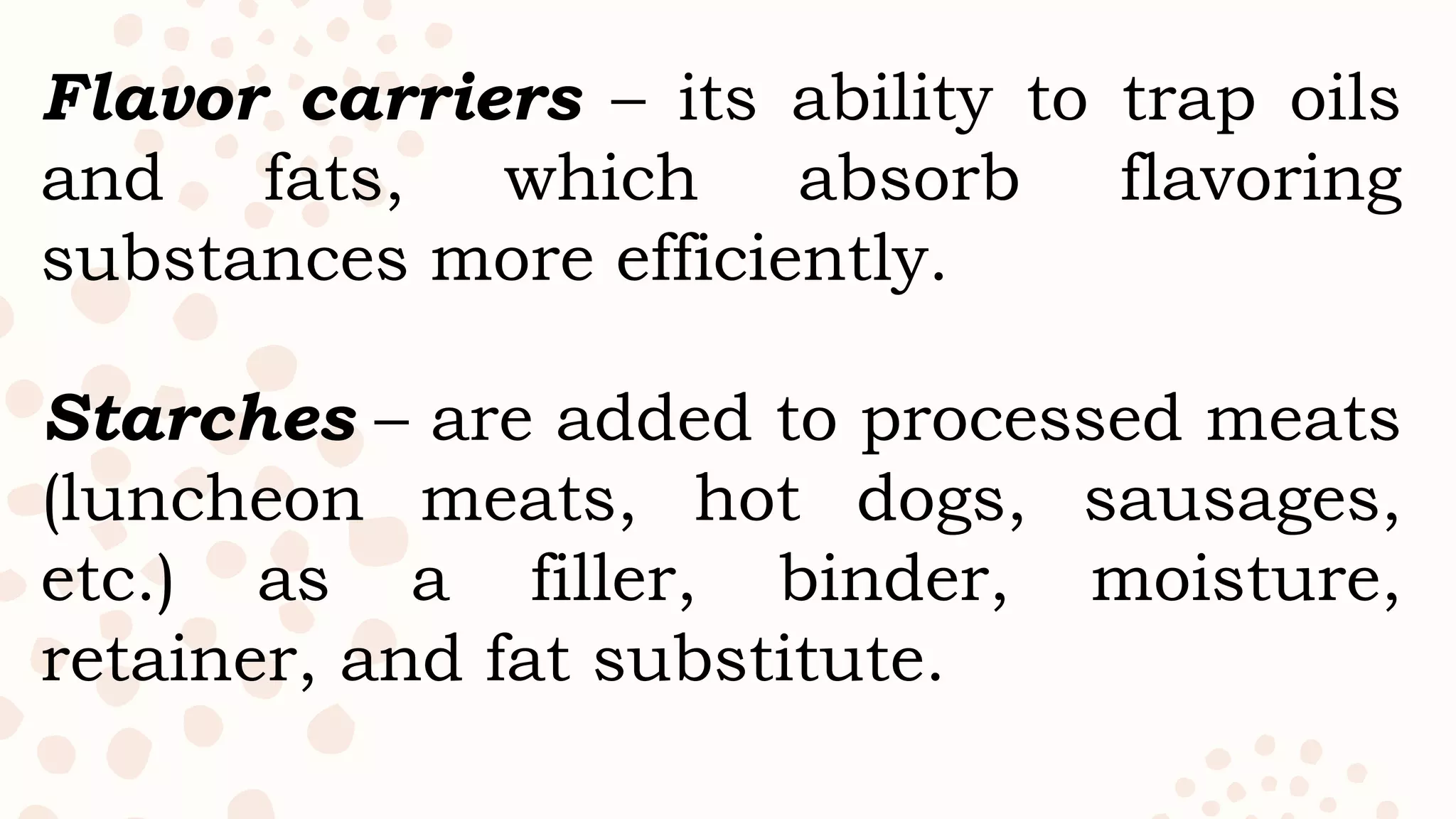 Preparing starch dishes | PPTX