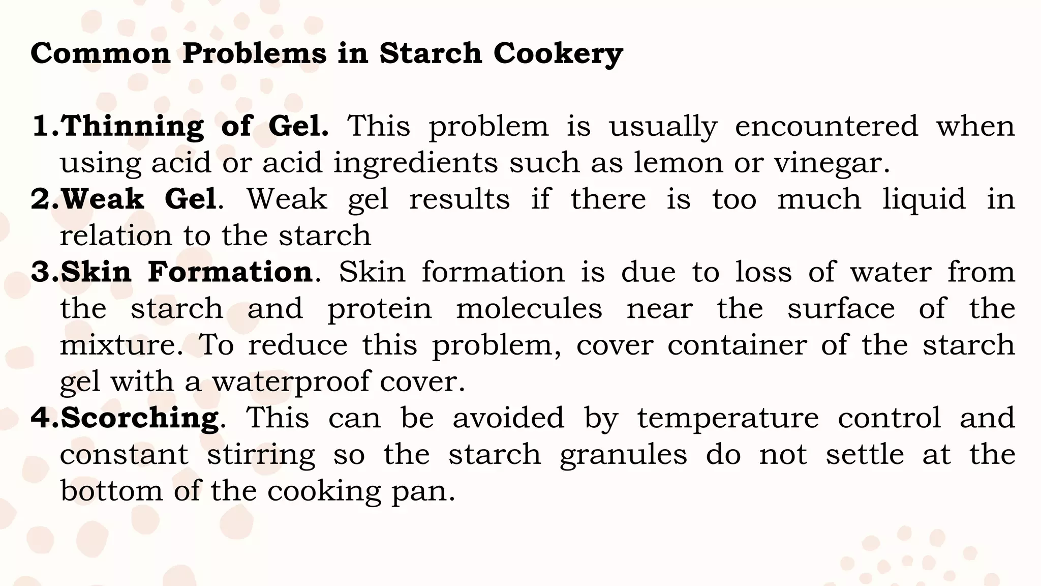 Preparing starch dishes | PPTX