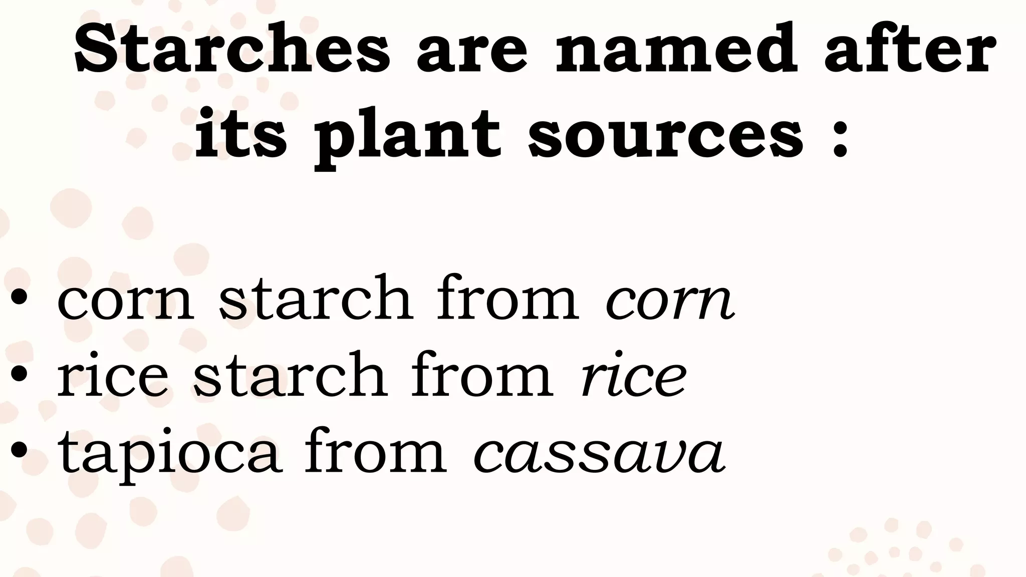 Preparing starch dishes | PPTX