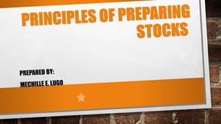 Preparing Stocks.pptx