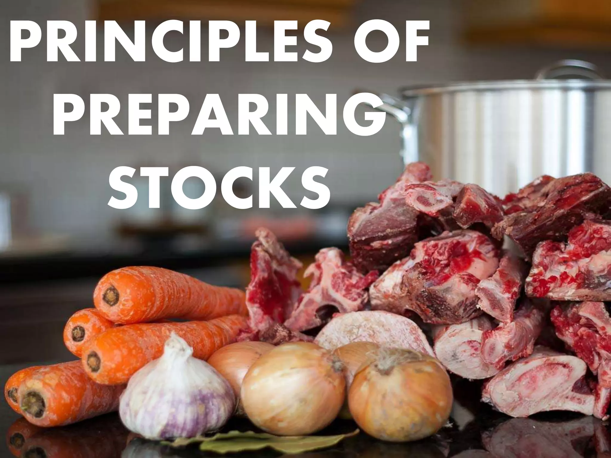Preparing stock, soups and sauces | PPTX