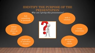 Preparing the presentation | PPTX