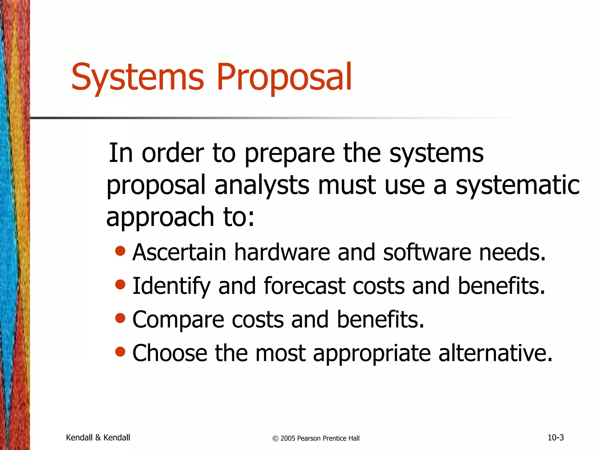 Preparing The Systems Proposal.ppt
